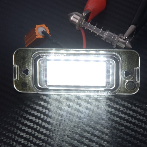 1 Pair Error Free LED License Plate Light Fit For Mercedes W163 W164 ...