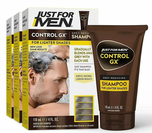 Just for Men Control GX Grey Reducing Shampoo Pack of 3 (NOT SHIPED ...