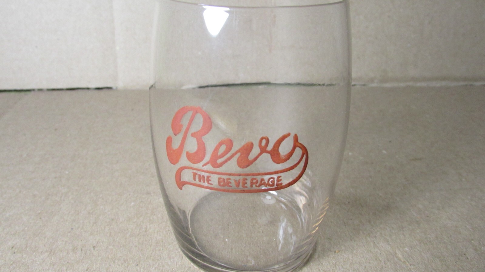 Vintage / Antique Anheuser Busch Bevo The Beverage Barrel Glass ...