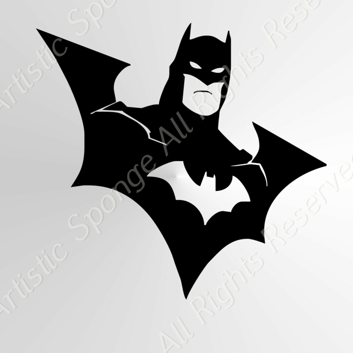 Disegno Stencil Batman