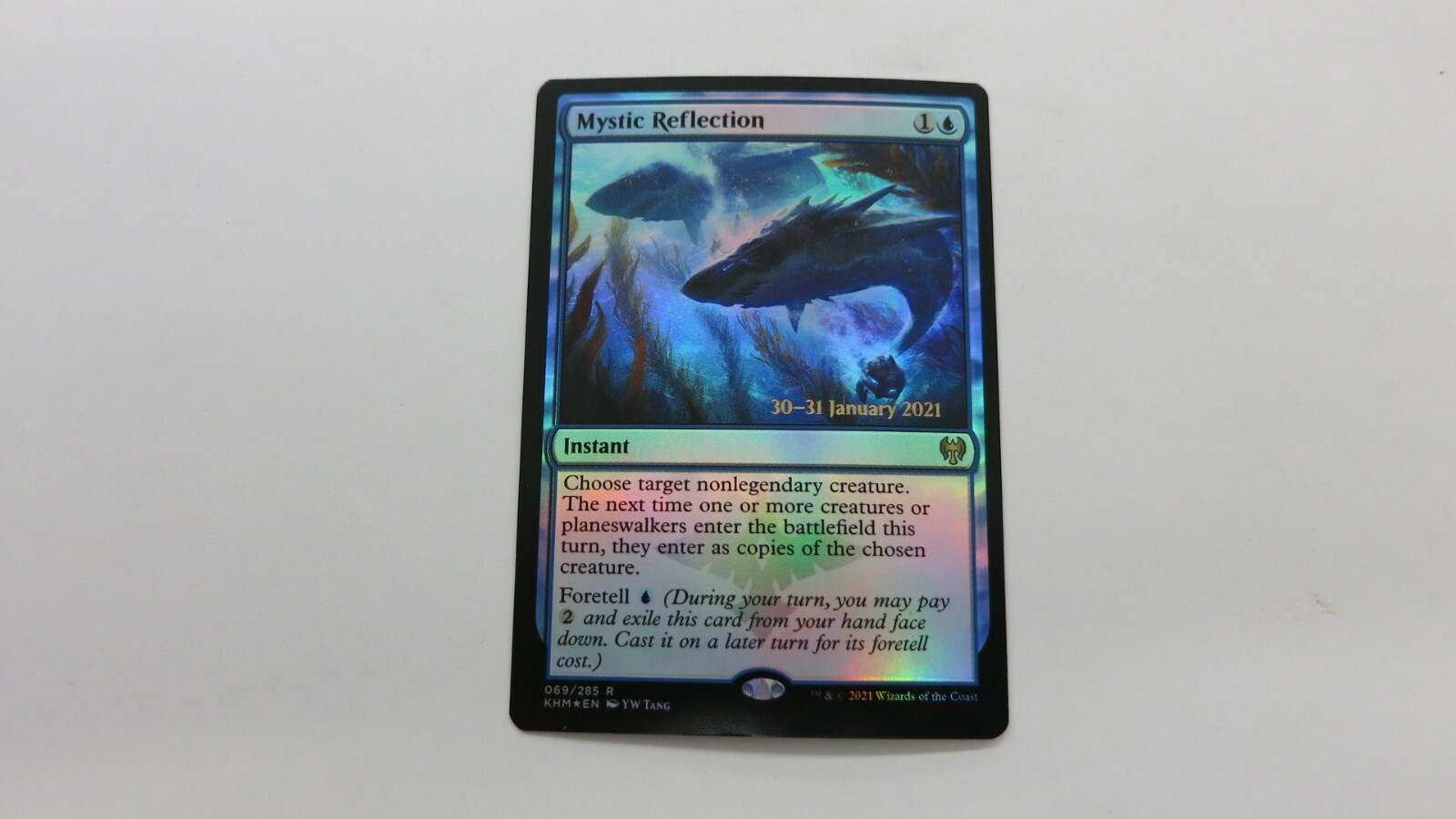 FOIL MYSTIC REFLECTION PRERELEASE KALDHEIM MAGIC GATHERING MTG NM ...