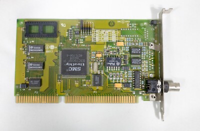Vintage SMC 8216 10Base2 ethernet adapter 16 bit ISA ISA222 | eBay