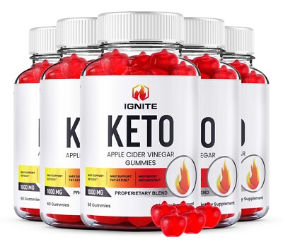 (5 pack )Ignite Keto Gummies - Ignite Keto Acv Gummies for Weight Loss ...