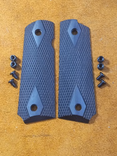 WWI WWII 1911 1911A1 Colt Grips Double Diamond Solid Walnut | eBay