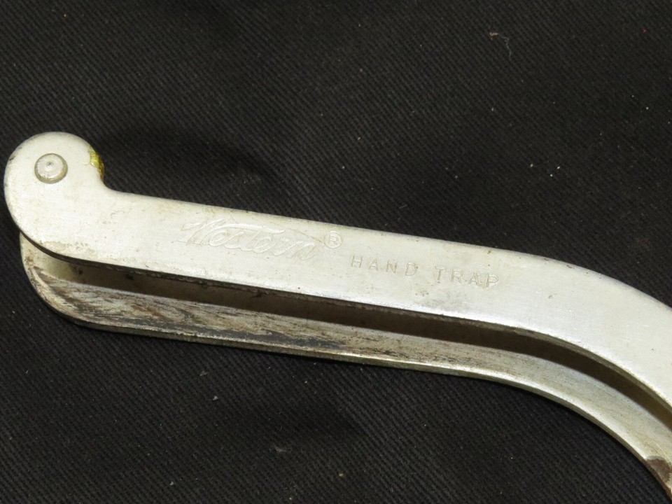 Vintage Winchester Western Olin Hand Trap Clay Pigeon Thrower Made in ...