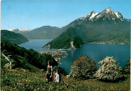 Switzerland postcard: Beautiful scenery, easy customs, need money. | eBay