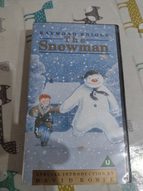 The Snowman VHS PAL Cassette 1982 Raymond Briggs - Special Intro by ...