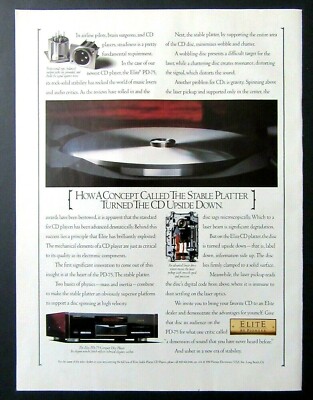 1991 PIONEER Elite PD-75 CD Player Magazine Ad | eBay