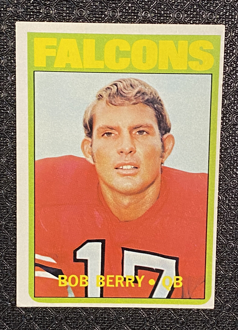 1972 Topps Football Card #107 Bob Berry Atlanta Falcons Pro Bowl | eBay