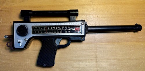 Vintage 1964 Mattel Agent Zero Radio Rifle Toy Gun INCOMPLETE | eBay