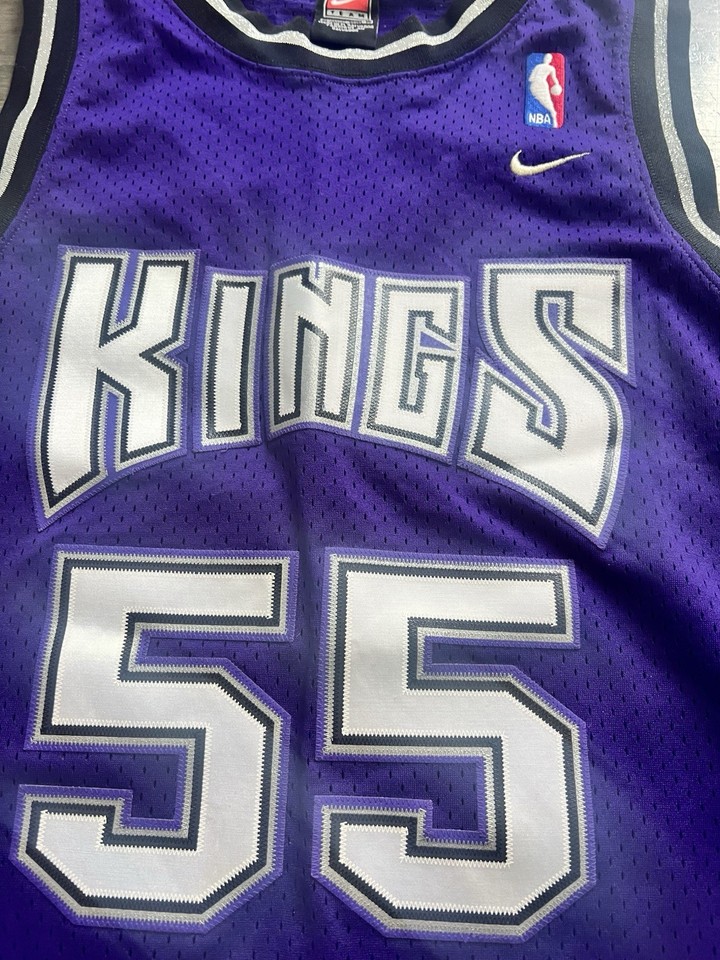 Nike Sacramento Kings Jersey #55 Jason Williams Basketball Swingman ...