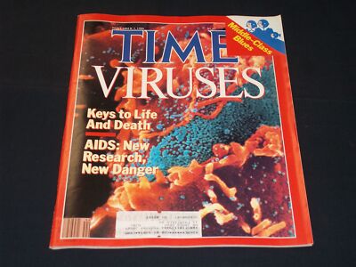 1986 NOVEMBER 3 TIME MAGAZINE - VIRUSES FRONT COVER - H 6329 | eBay