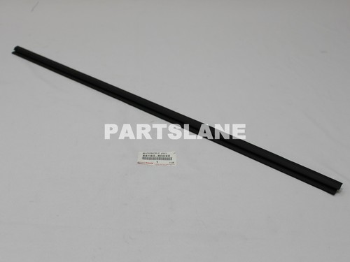 68160-60020 Toyota Genuine OEM WEATHERSTRIP ASSY, FRONT DOOR GLASS ...