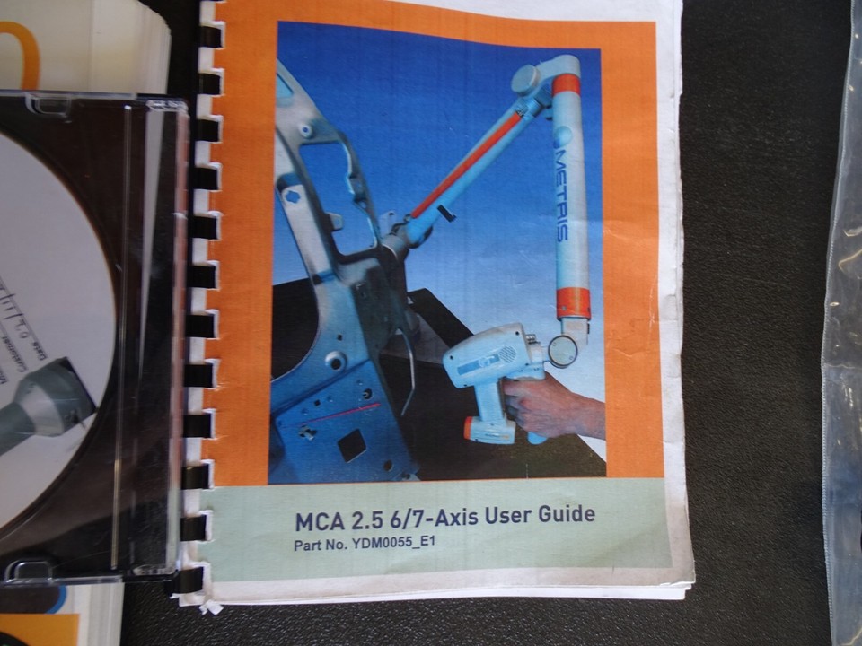 Metris Articulated Arm CMM 6-Axis MCA36M6 w 2 Dell Laptops Manuals Faro ...