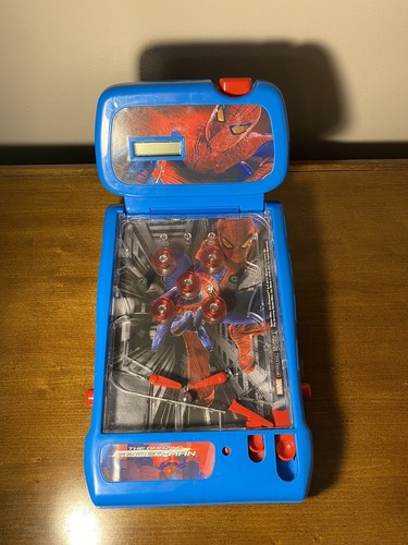 2012 Marvel Ultimate Spiderman mini tabletop pinball machine | eBay