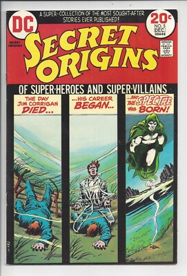 Secret Origins #5 F+(6.5) 1973 - Spooky Spectre Origin Issue With Cardy ...