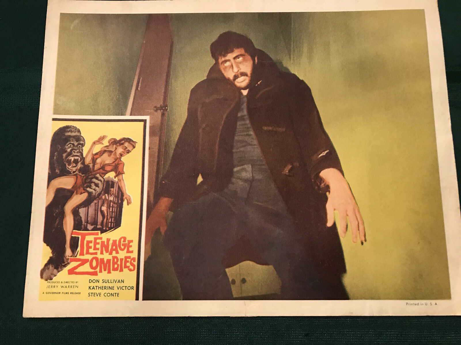 Teenage Zombies 1959 Governor 11x14"horror lobby card Chuck Niles ...
