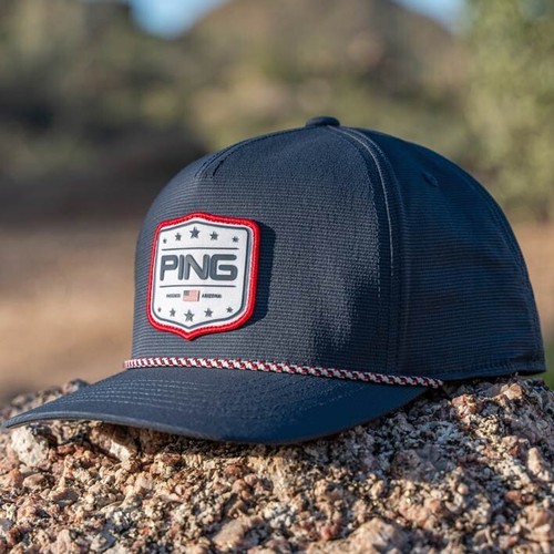 New 2024 Ping US Open Patriot Stars and Stripes Snapback Rope Hat | eBay