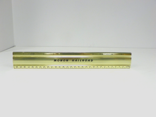 MONON 12" METAL RULER (GOLD PLATED) | eBay