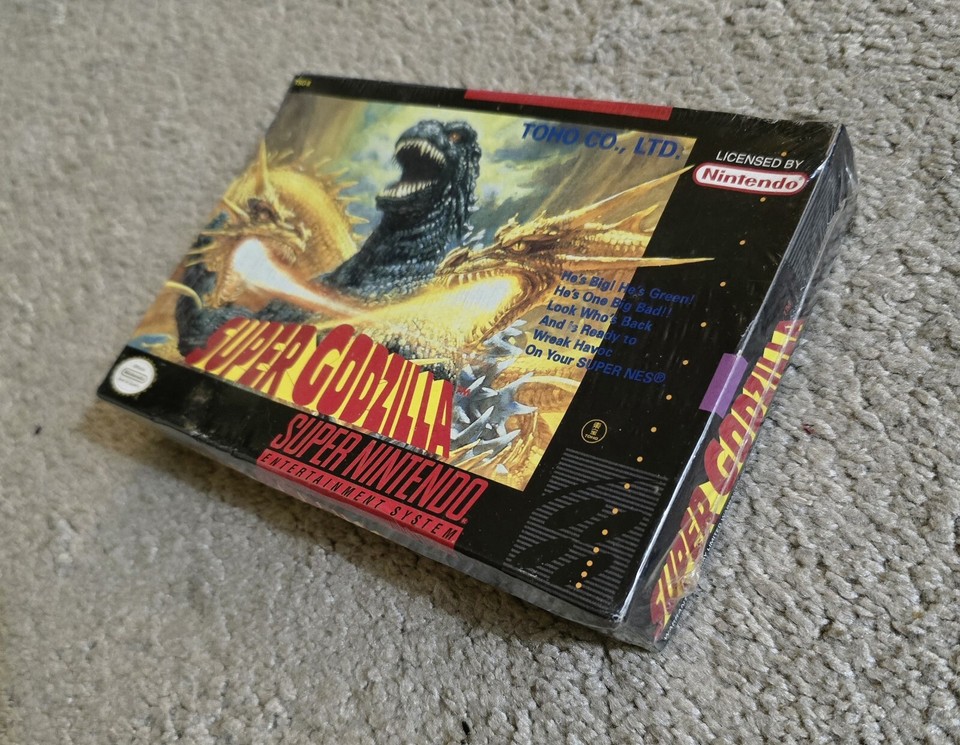Super Godzilla (1994 Super Nintendo) SNES Brand New Sealed - Rare | eBay