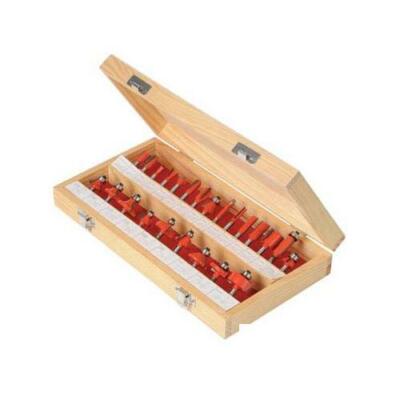 Silverline 0.6cm TCT Punta Del Router Set 24pce Fai da Te Potenza ...