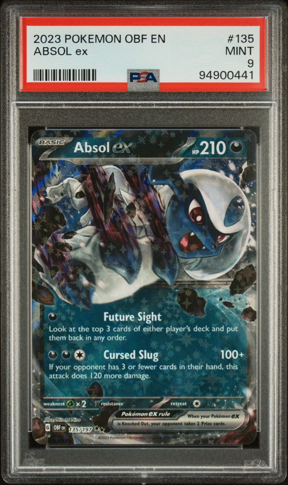 Absol ex 135/197 Sv03: Obsidian Flames Holo for sale online | eBay