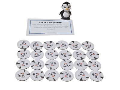 Monopoly Junior Replacement Parts - Little Penguin Token, Card, & 24 ...