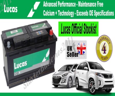 Lucas LP019 OEM Replacement Car Battery TYPE 019 - 12V 95AH 800A - 4 ...
