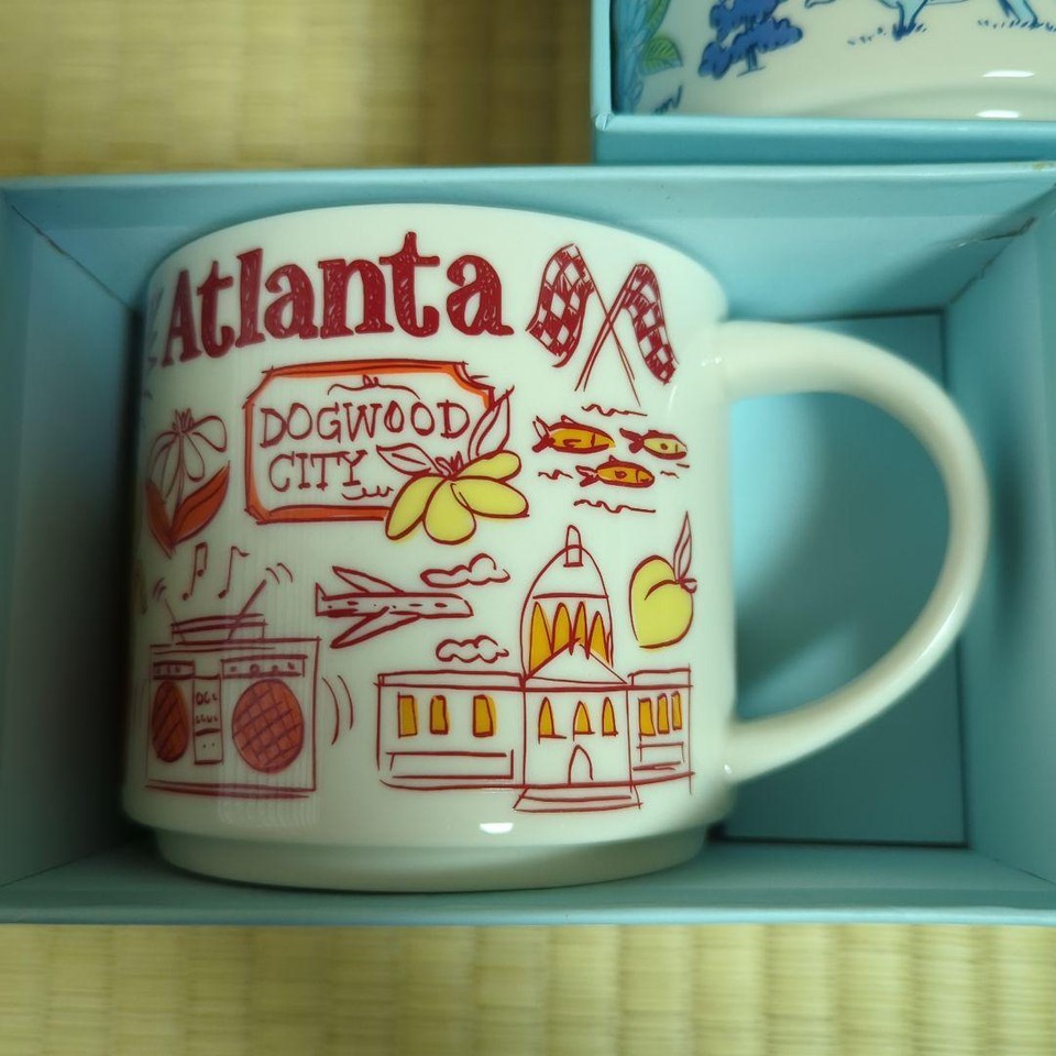 Atlanta MICHIGAN Georgia Starbucks coffee Cup Mug 14oz Been There ...