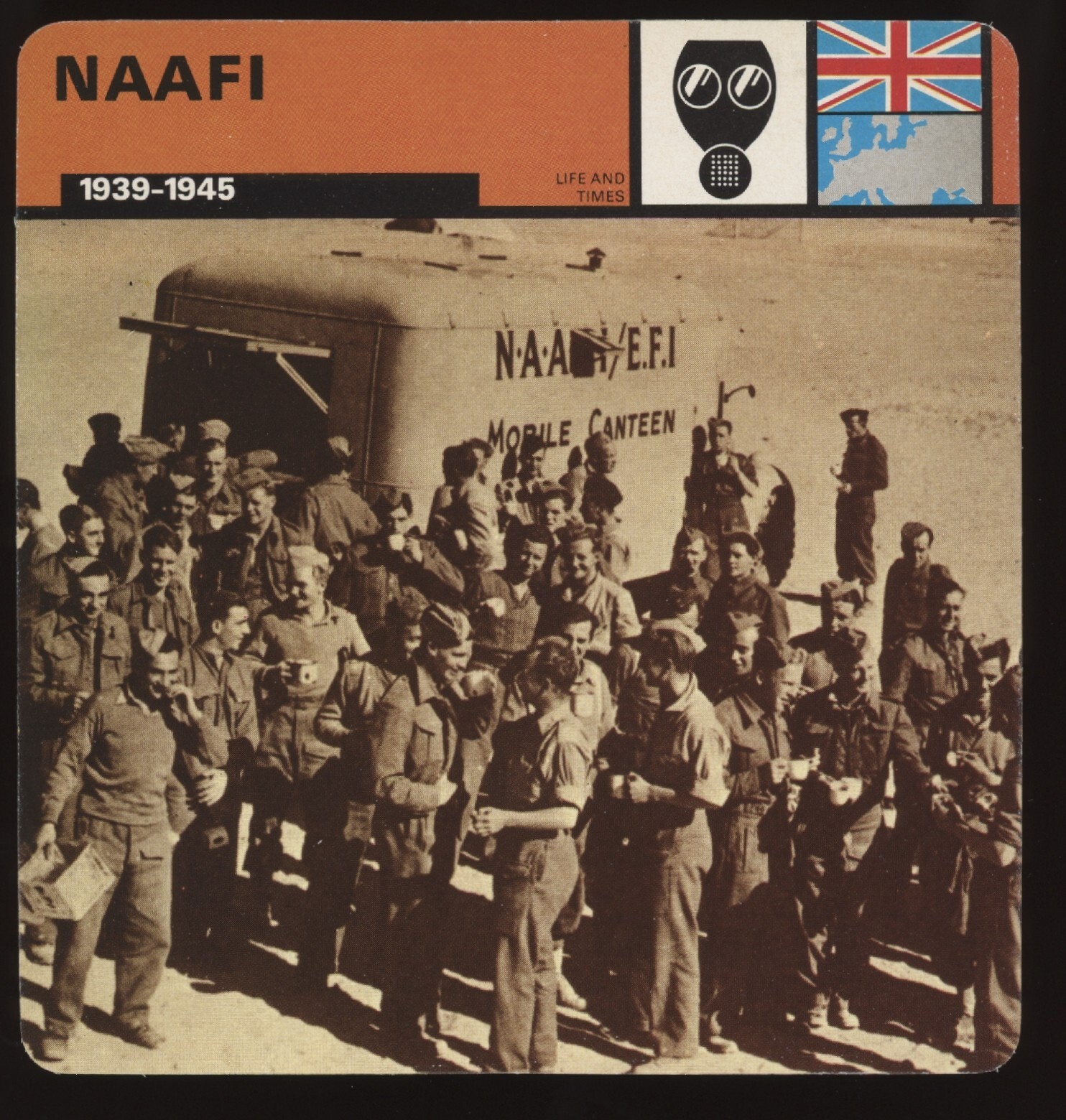NAAFI Edito Service Card Second World War II Life and Times | eBay