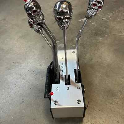 Lighting shifter with skulls reverse valve body TH400/TH350 | eBay