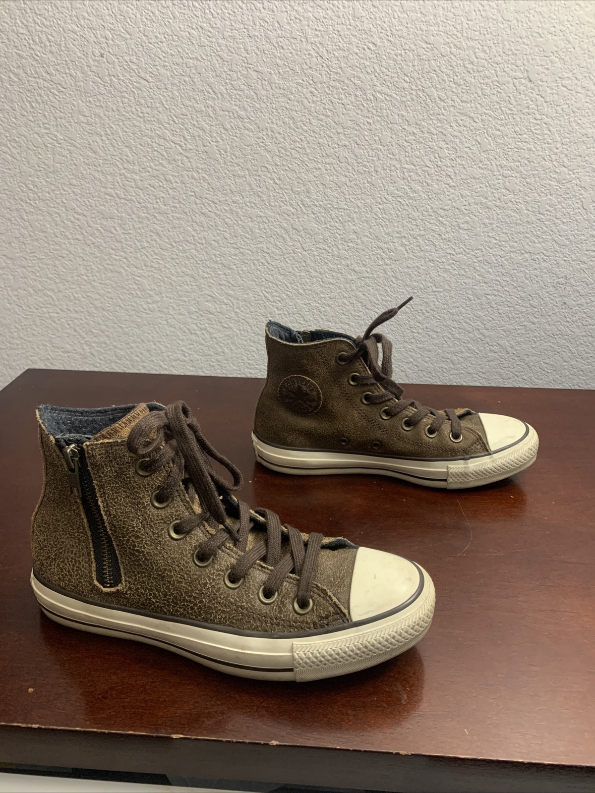 CONVERSE Chuck Taylor All Stars Womens Size 6 Brown L… - Gem