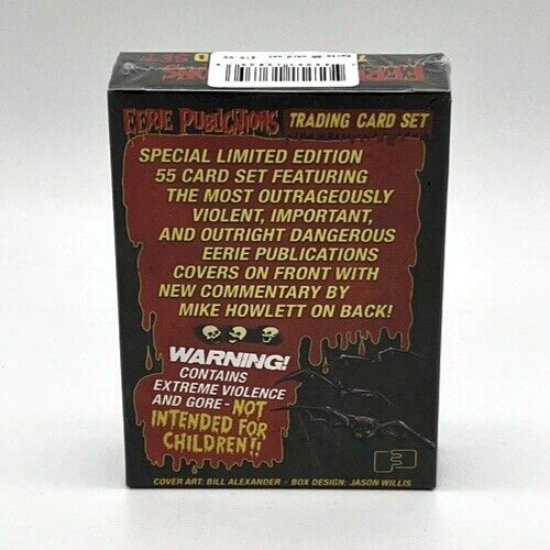 Fantaco EERIE PUBLICATIONS The Bloody Trading Cards Box Set * FACTORY ...