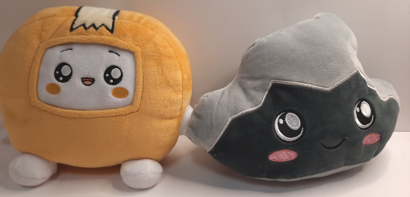 Rocky & Boxy Plushies Soft Stuffed Great Kids Gift Lot Of 2.LankyBox | eBay