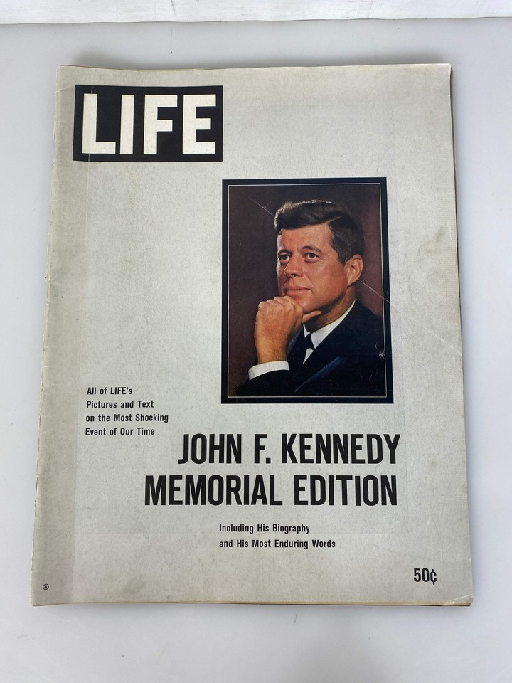 Lot of 7 John F Kennedy JFK Assassination Historical Ephemera Items | eBay
