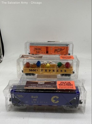 Menards M&M Express Frisco B&O Multicolor Model Train Set With Boxed ...