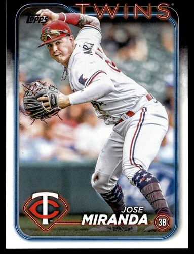 2024 Topps Jose Miranda Minnesota Twins #507 | eBay