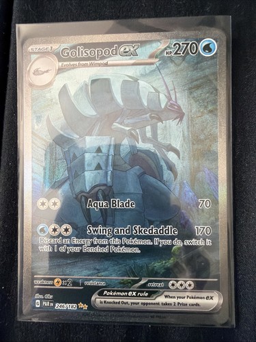 Pokémon TCG Golisopod EX Paradox Rift Holo Double Rare Card 246/182 ...