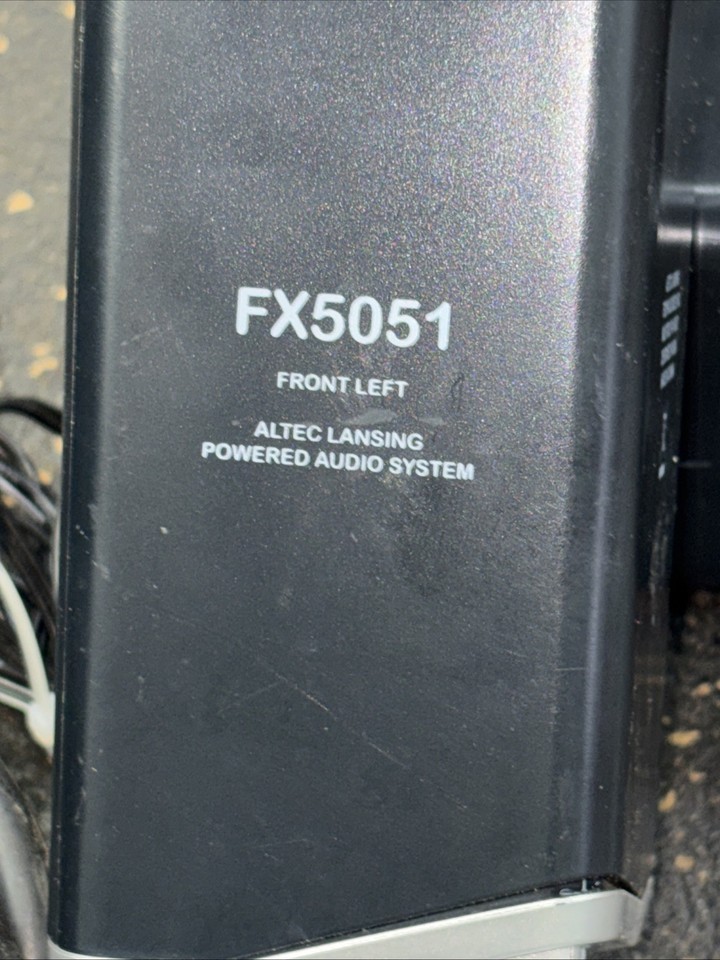 Altec Lansing Fx5051 5.1 Computer Speaker System w/ Subwoofer | eBay
