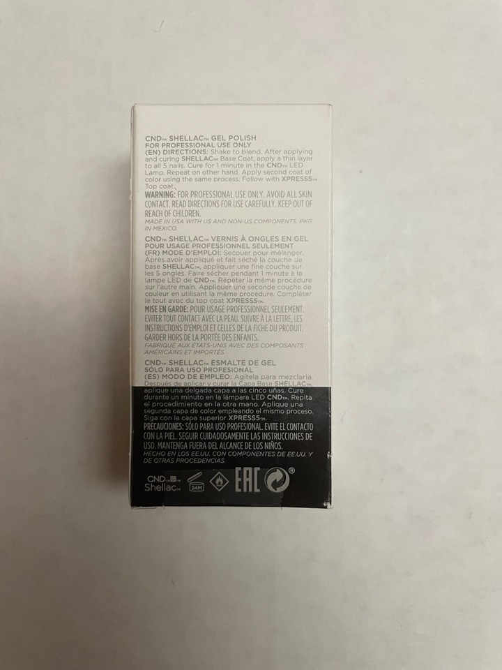 CND Shellac UV LED Gel Color Coats Nail Polish 7.3ml / 0.25oz Element ...