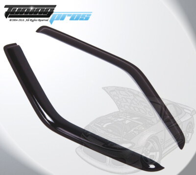 For Chevrolet S-10 Blazer 1983-1994 Black Window Rain Guards Visor 2pcs ...