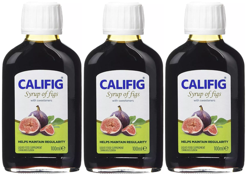 3 X CALIFIG SYRUP OF FIGS WITH SWEETENERS 100ML 5012335414303 | eBay UK