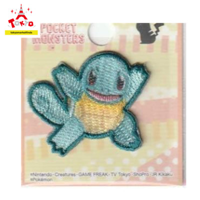 Squirtle Pokemon Patch Iron Sticker Iron-On Patch Applique Motif (Japan) | eBay