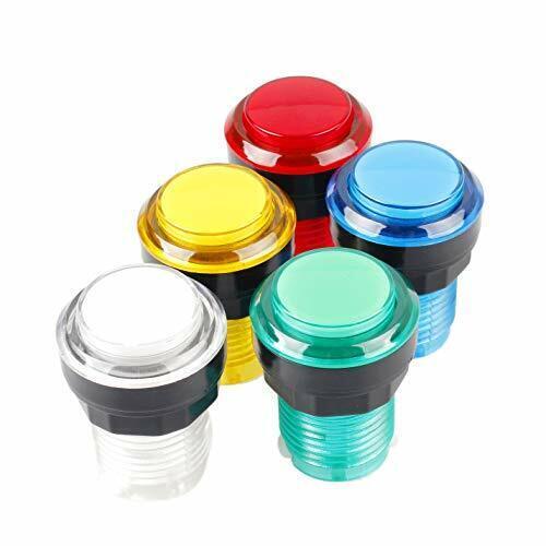 10X New 12V LED lit Arcade Push Buttons MAME Multicade For arcade Jamma ...