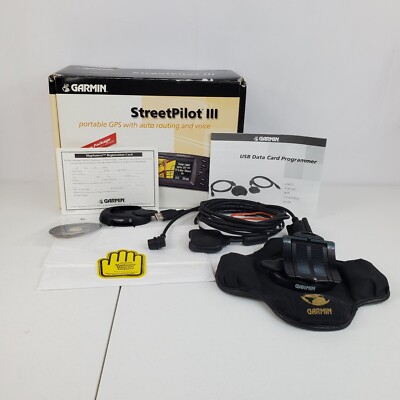 Garmin StreetPilot III Color GPS 3 Chart Plotter Marine Auto Boat Car ...