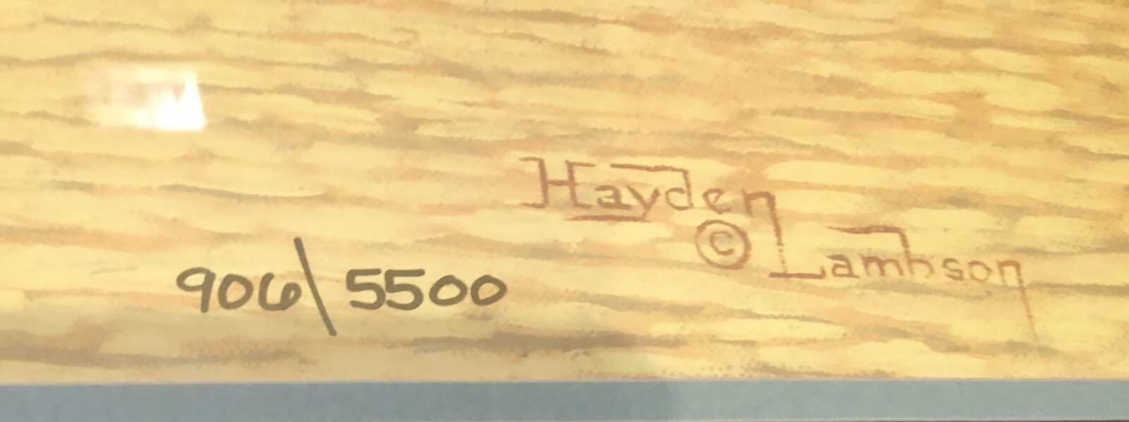 Hayden Lambson Signed, Numbered Print, “Sunrise, Sunset” 34” X 26” #906 ...