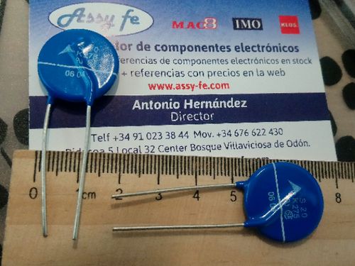 S20K275 VARISTOR RADIAL 275V 6.5KA 275VAC 151J 710V-CLAMP 8KA-PK EPCOS ...