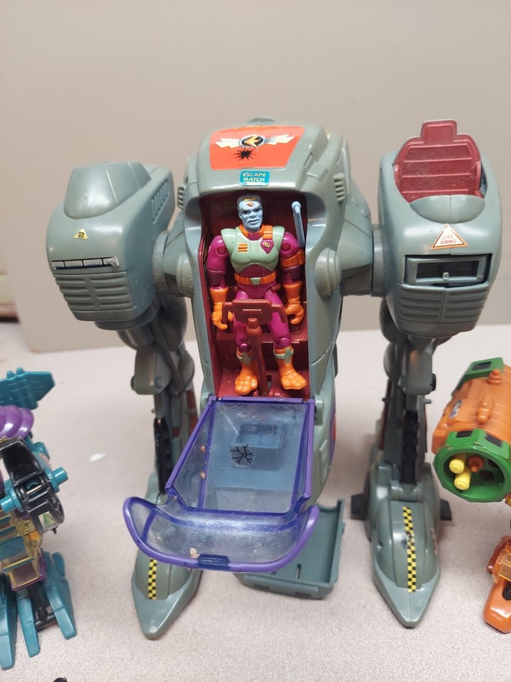 Vintage Exo Squad Robotech Fighter Action Figure Vehicle & Accessory ...