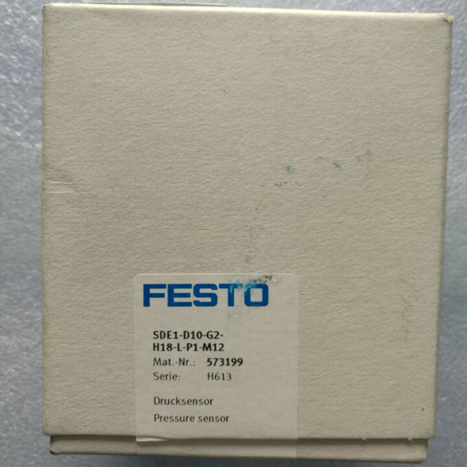 Festo SDE1-D10-G2-H18-L-P1-M12 Pressure Sensor 192766 for sale online ...
