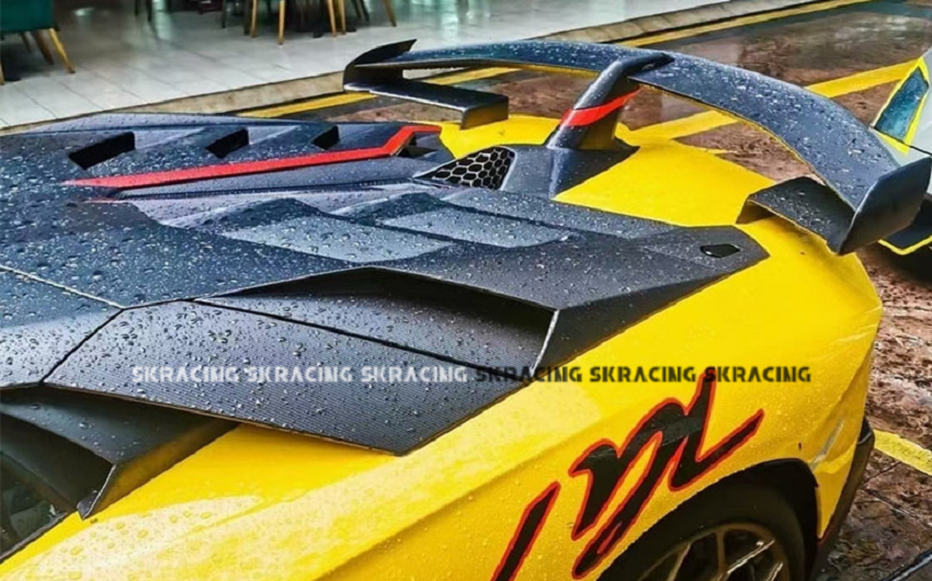 For LAMBORGHINI AVENTADOR SVJ Front Rear Bumper Wing Spoiler Body kit ...